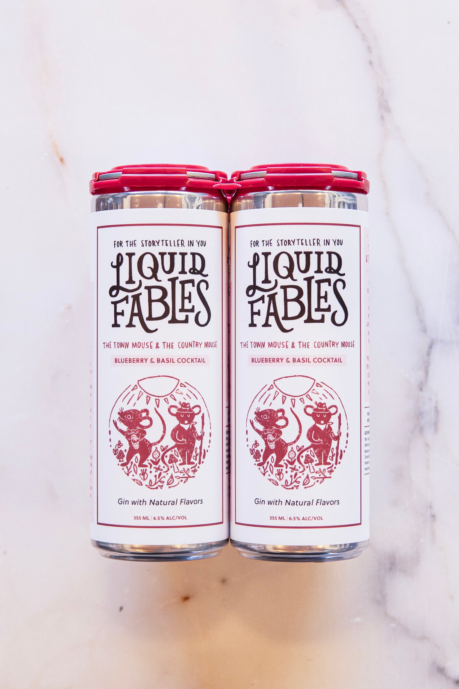 Liquid Fables, (4 Pack) The Town Mouse & The Country Mouse Cocktail